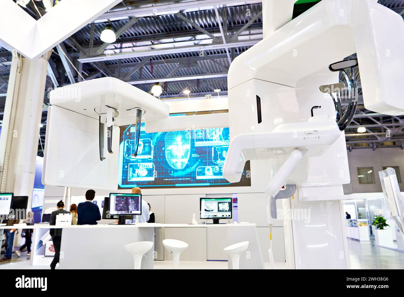 Modern exhibition of medical dental technologies Stock Photo - Alamy