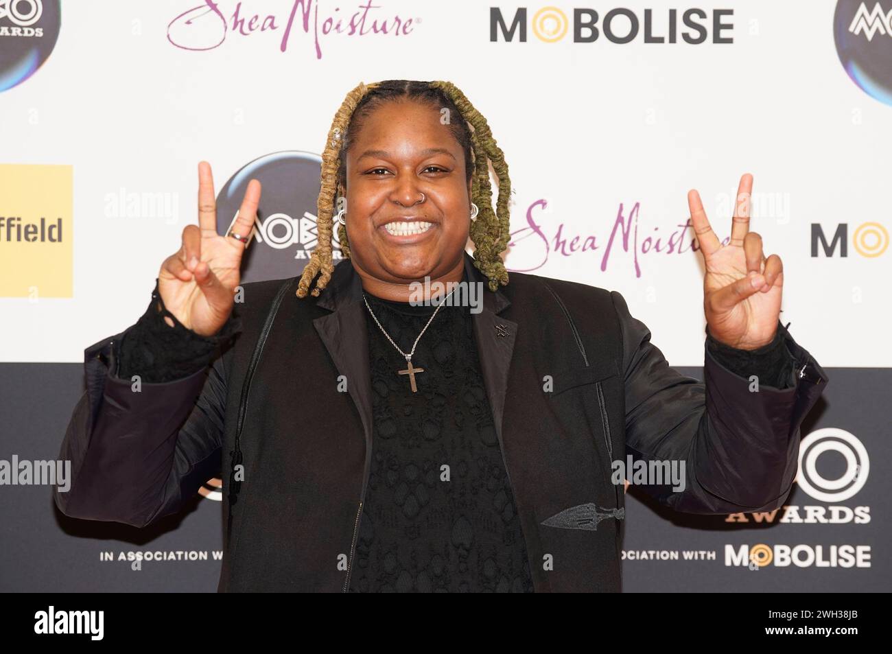 Remi Burgz attends the Mobo Awards, at the Utilita Arena Sheffield ...