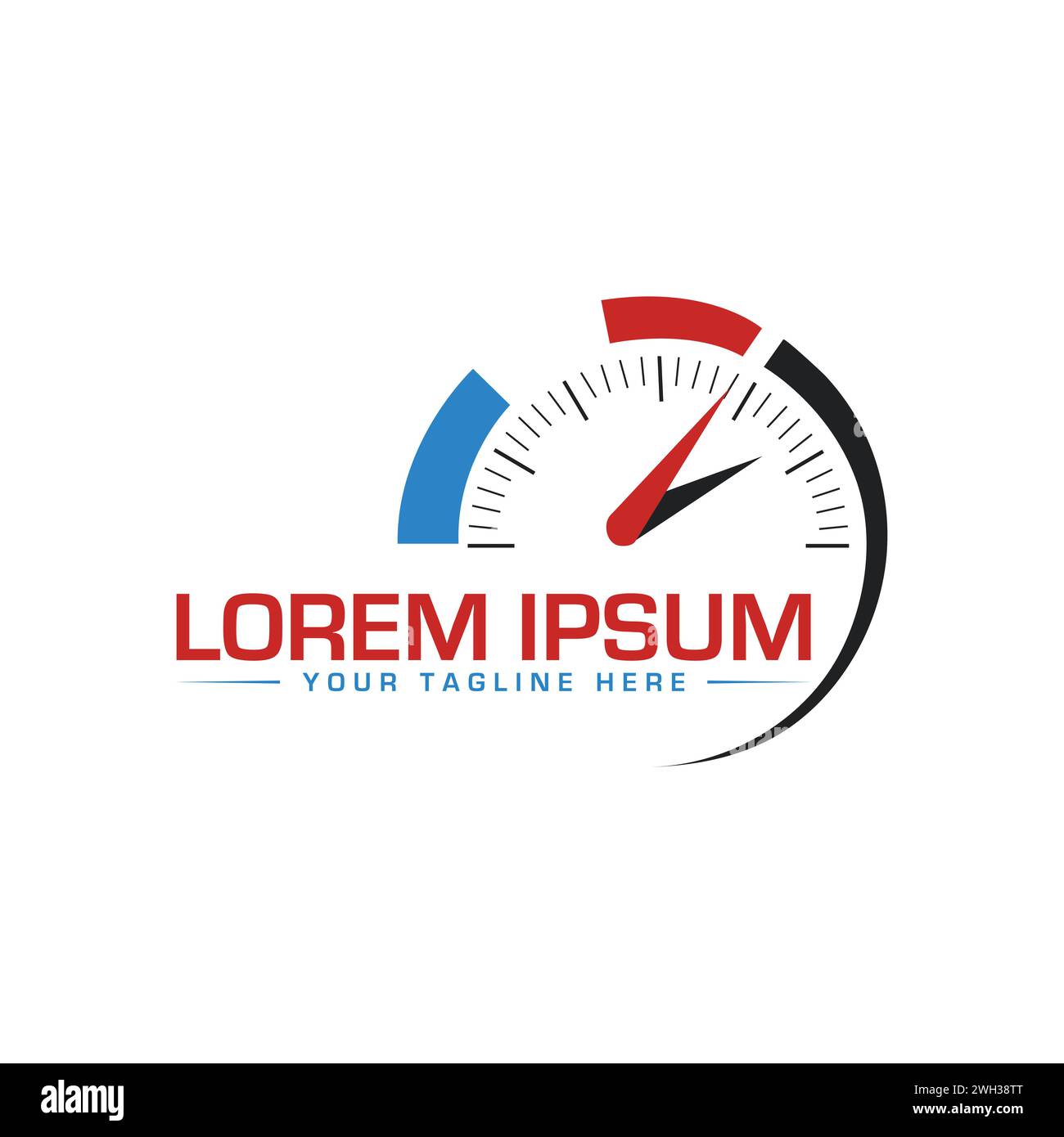 Speed symbol race car speedometer Stock Vector Images - Alamy