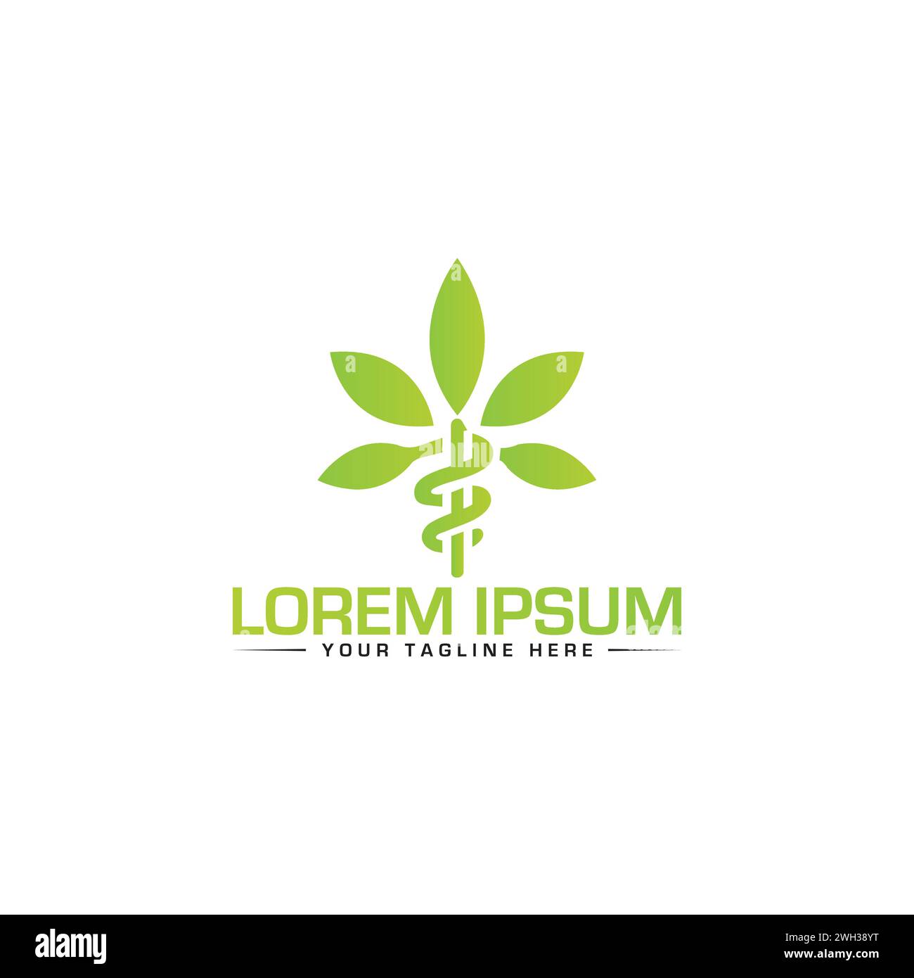 Marijuana Logo Design. Creative and Unique Marijuana Logo Design Stock ...