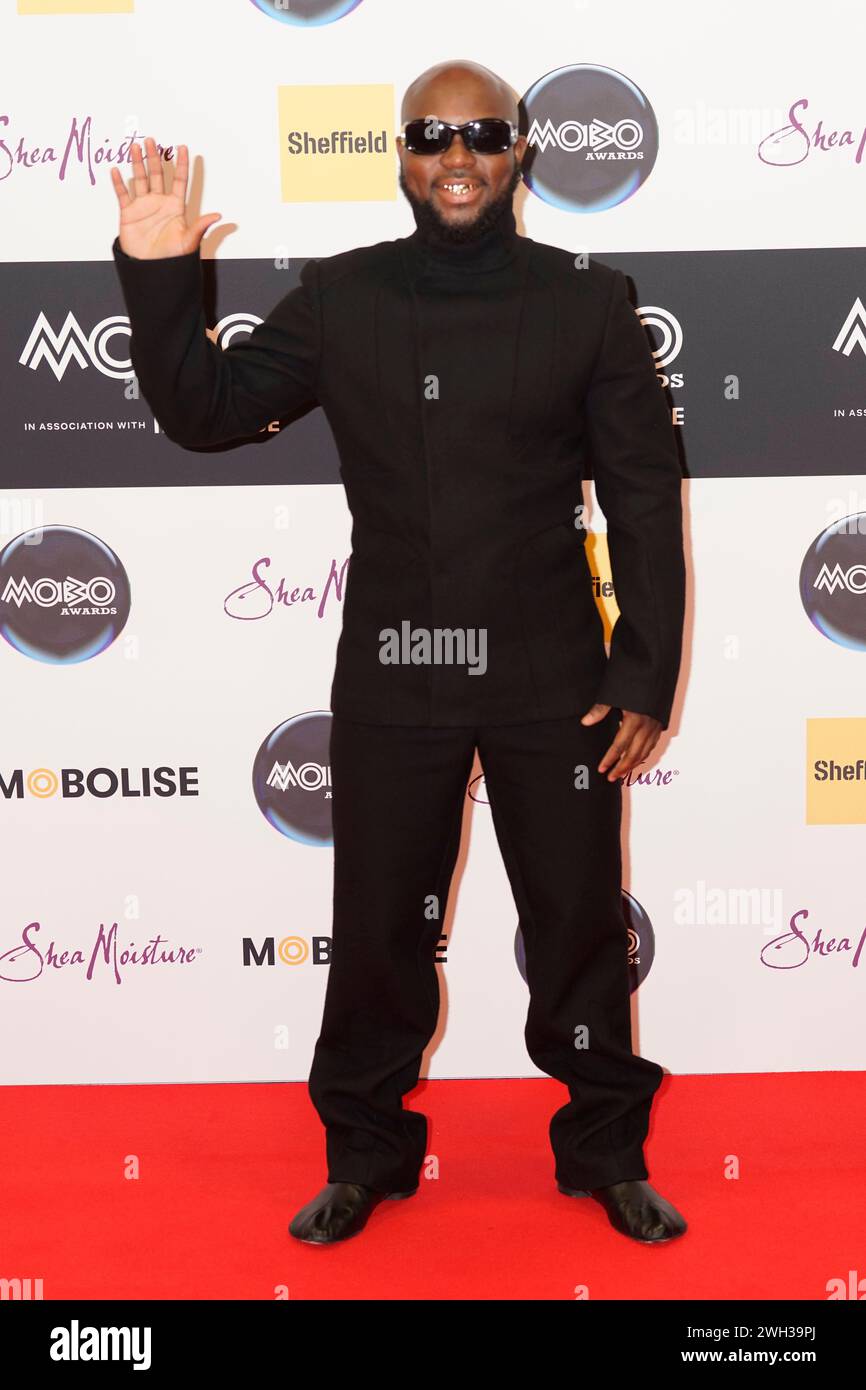 King Promise attends the Mobo Awards, at the Utilita Arena Sheffield ...