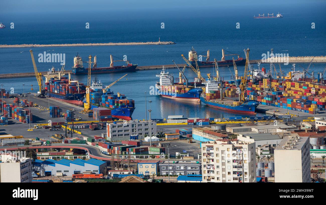 Algeria algiers port hi-res stock photography and images - Alamy
