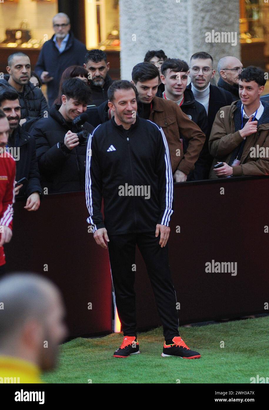 Milan, . 07th Feb, 2024. Milan, 02-07-2024 Alessandro Del Piero spoke ...