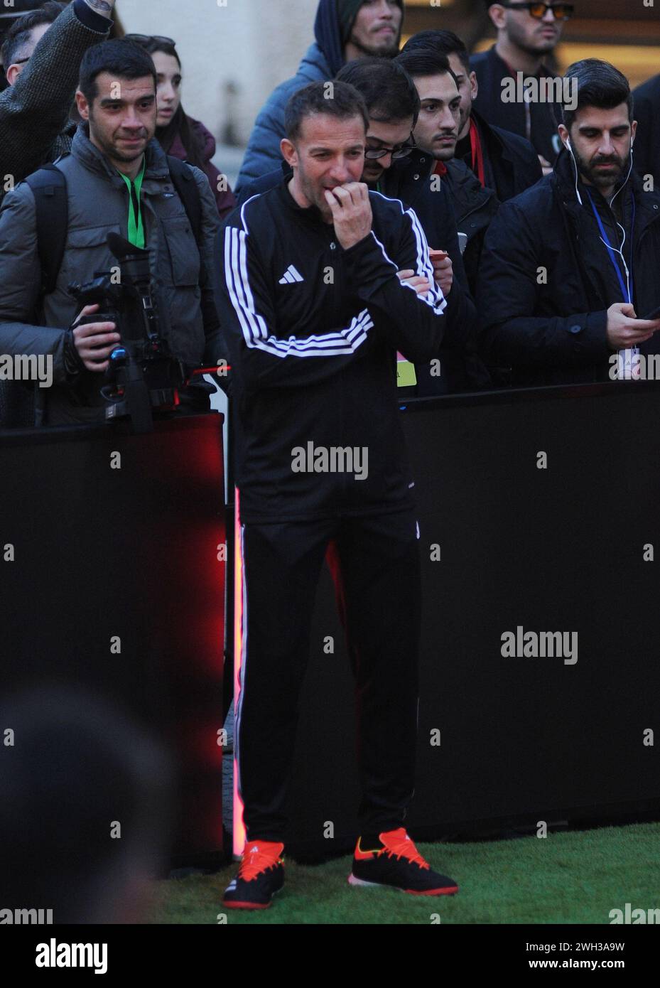Milan, . 07th Feb, 2024. Milan, 02-07-2024 Alessandro Del Piero spoke ...