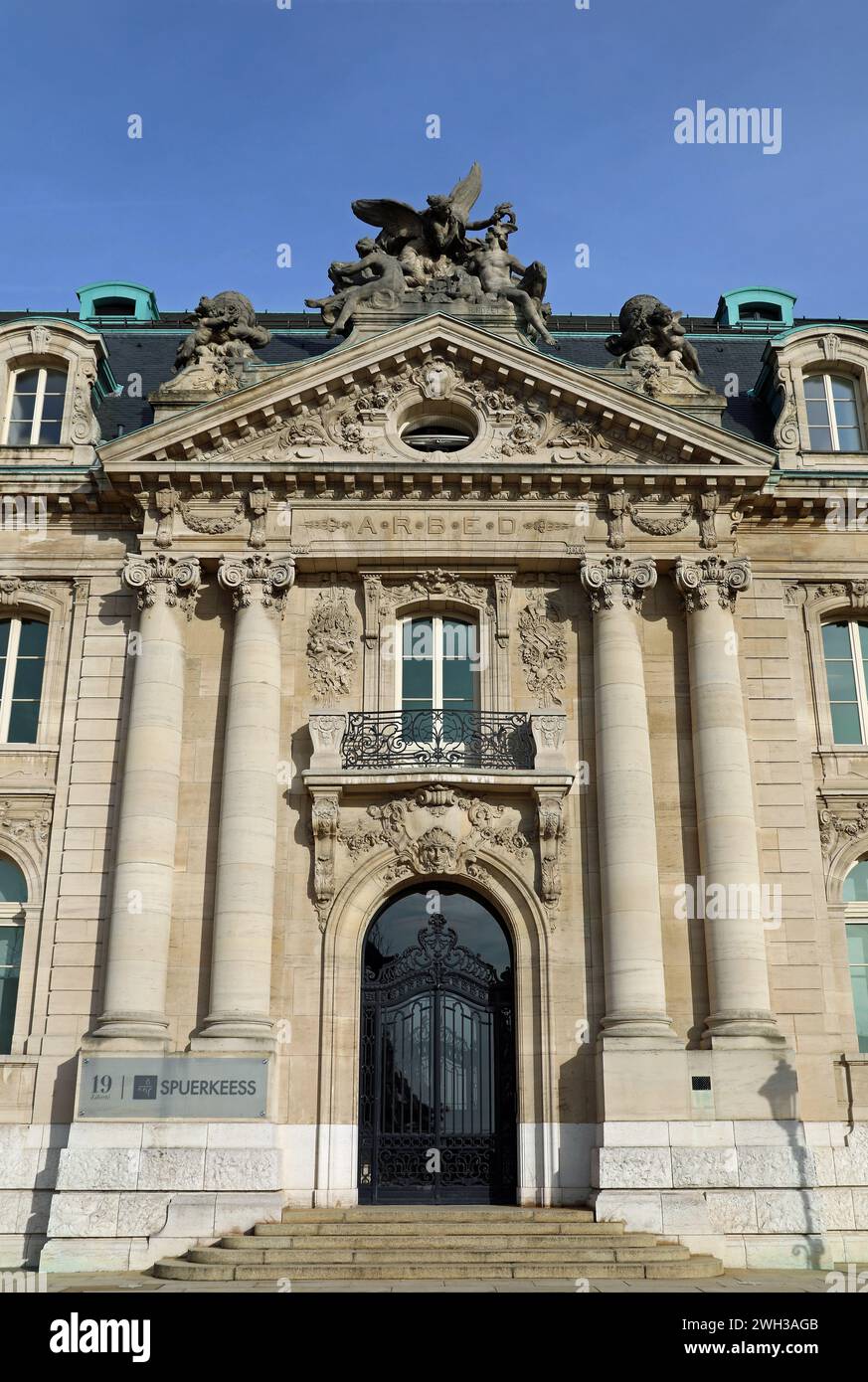 Spuerkeess Bank in Luxembourg City Stock Photo - Alamy