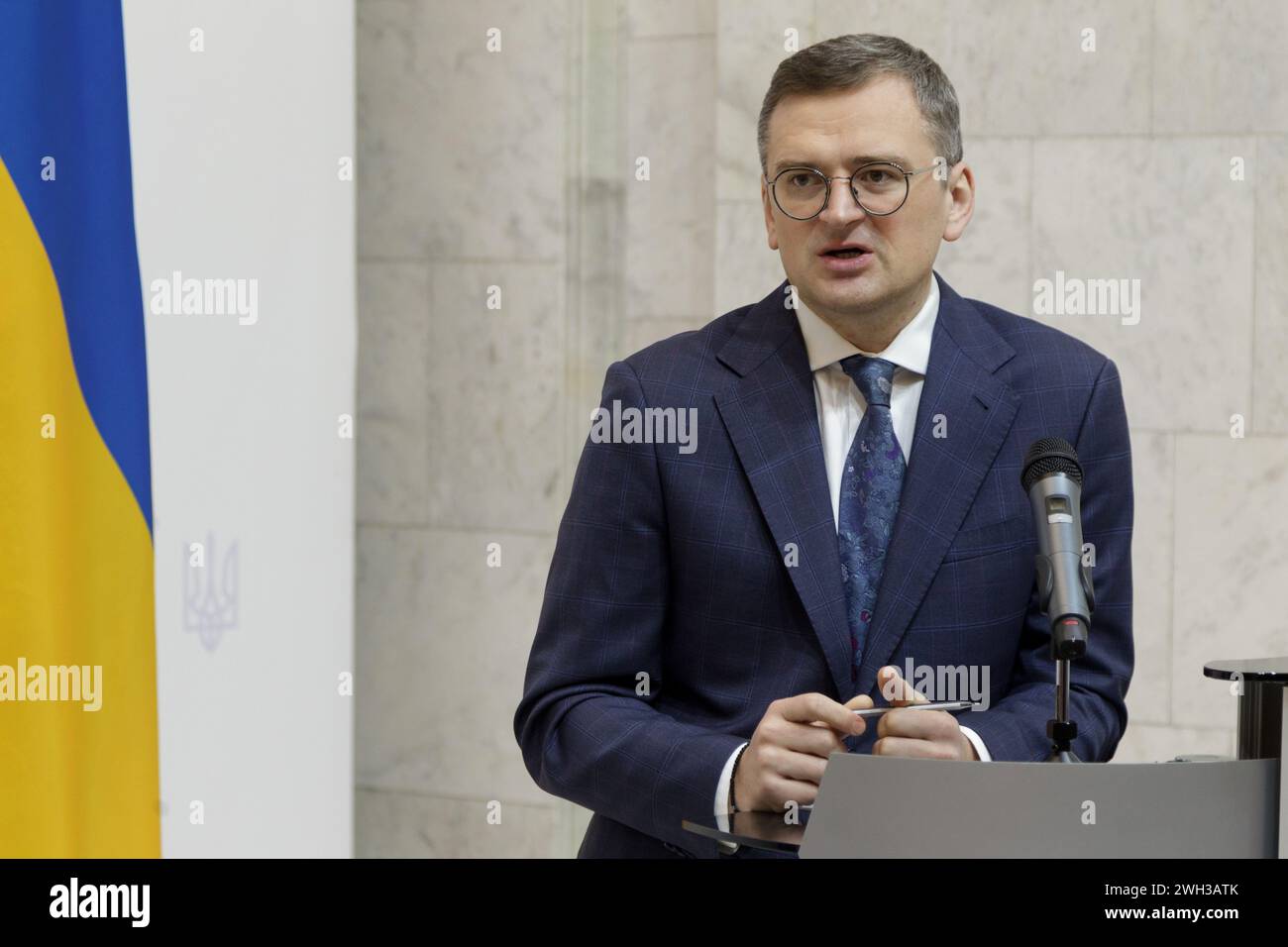 KYIV, UKRAINE - FEBRUARY 07, 2024 - Foreign Minister of Ukraine Dmytro ...
