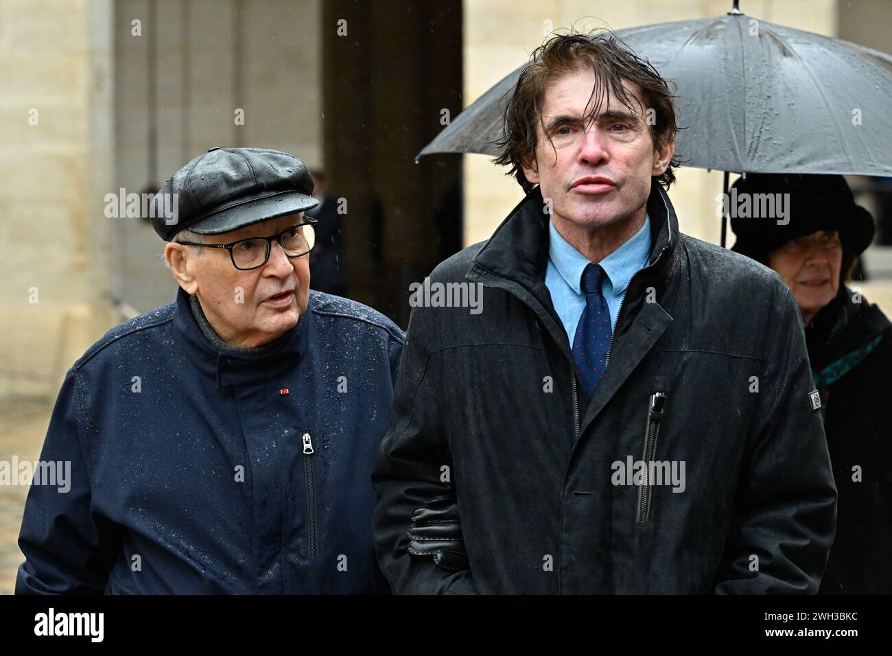 Paris, France. 07th Feb, 2024. Serge et Arno Klarsfeld during a ...