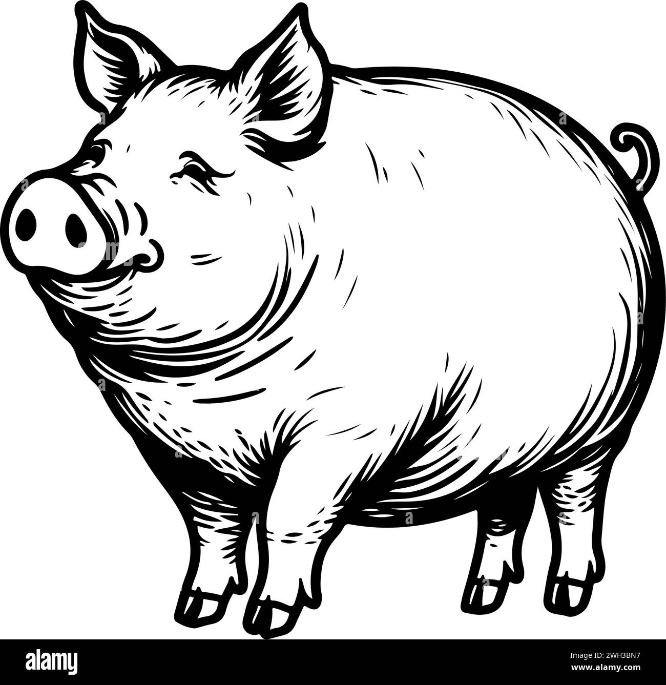 Line drawing full body hi-res stock photography and images - Alamy