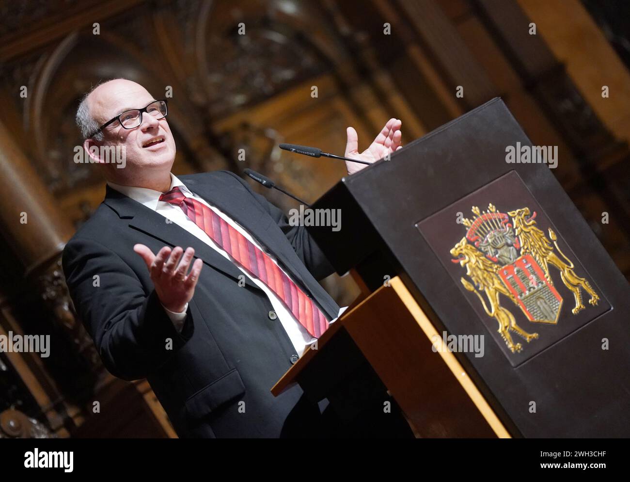 Hamburg, Germany. 07th Feb, 2024. Ties Rabe (SPD), former Senator for ...