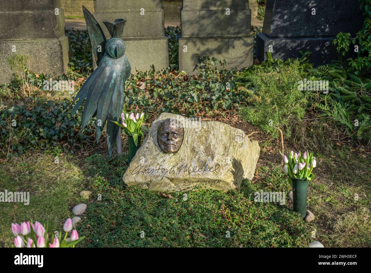 Christoph Meckel, Grab, Dorotheenstädtischer Friedhof, Chausseestraße ...
