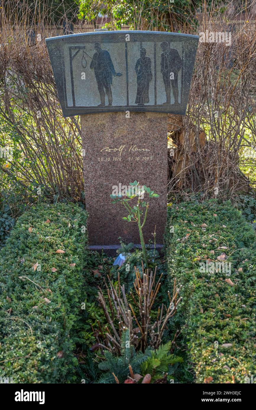 Wolf Kaiser, Grab, Dorotheenstädtischer Friedhof, Chausseestraße, Mitte ...