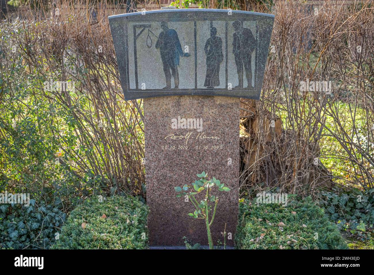Wolf Kaiser, Grab, Dorotheenstädtischer Friedhof, Chausseestraße, Mitte ...