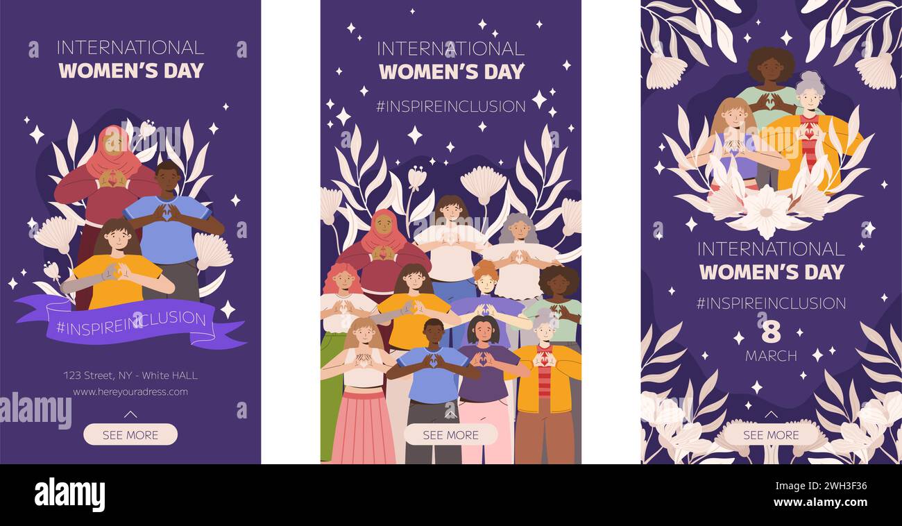 IWD Inspire Inclusion campaign, International Women's Day 2024 Vertical ...