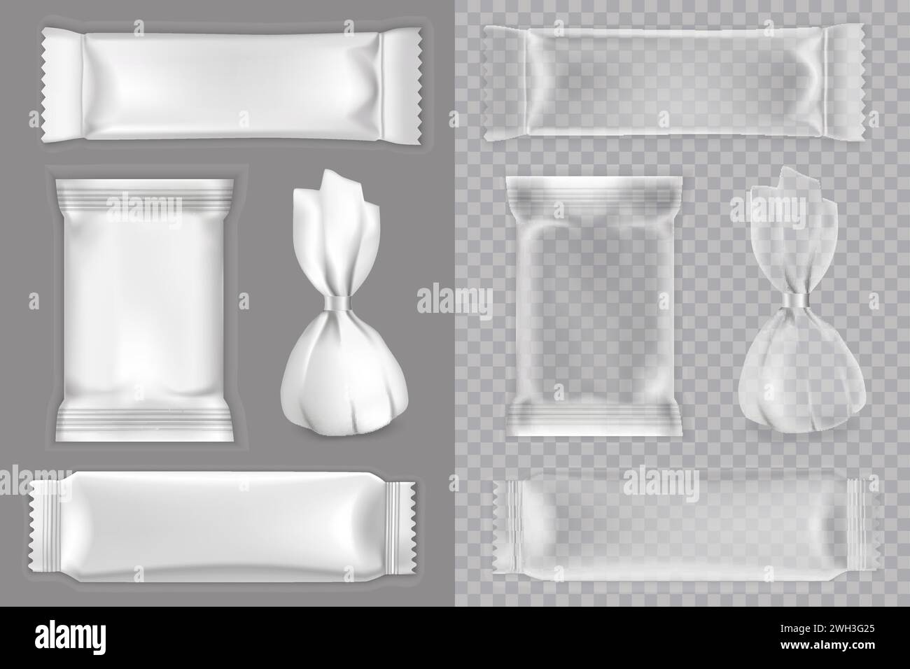 Biscuit container transparent plastic Stock Vector Images - Alamy