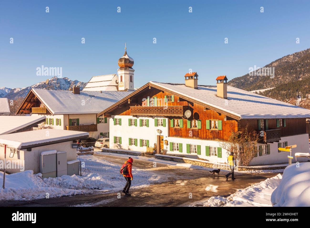 Village and church hamlet wamberg hi-res stock photography and images ...