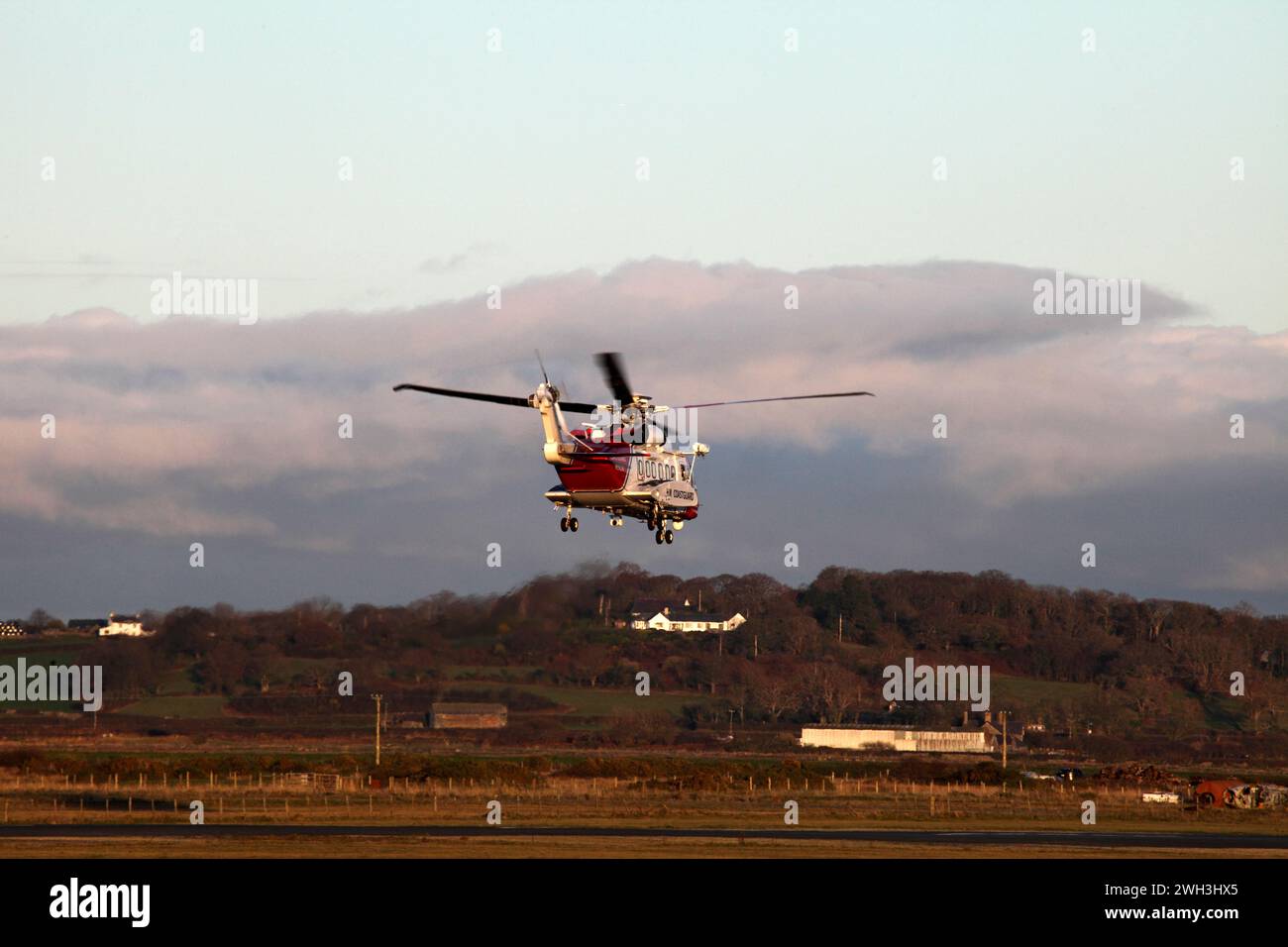 Sikorsky S-92 search and rescue helicopter, part of the HM Coastguard ...