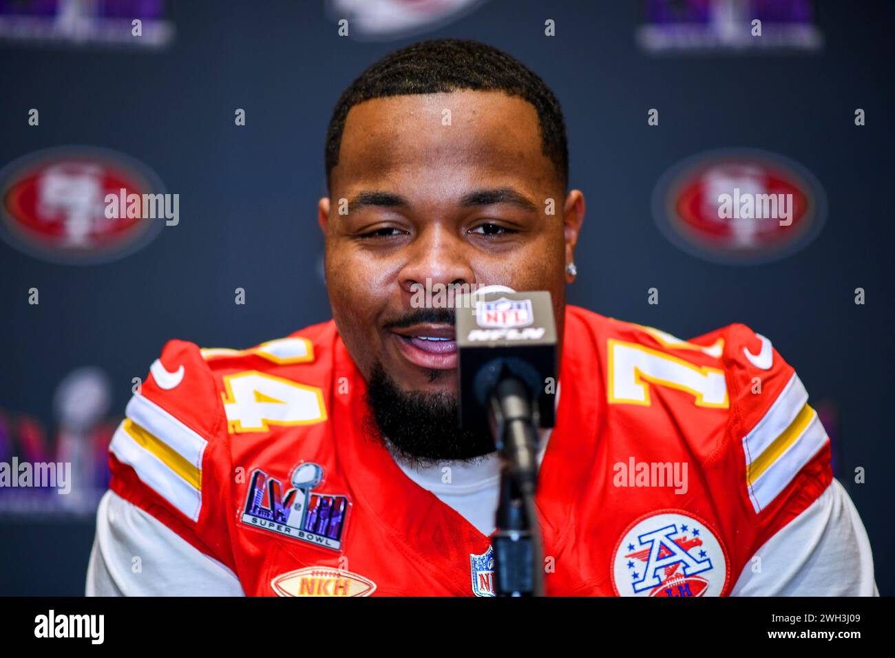 Kansas City Chiefs' Jawaan Taylor during a media day at the Westin Lake ...
