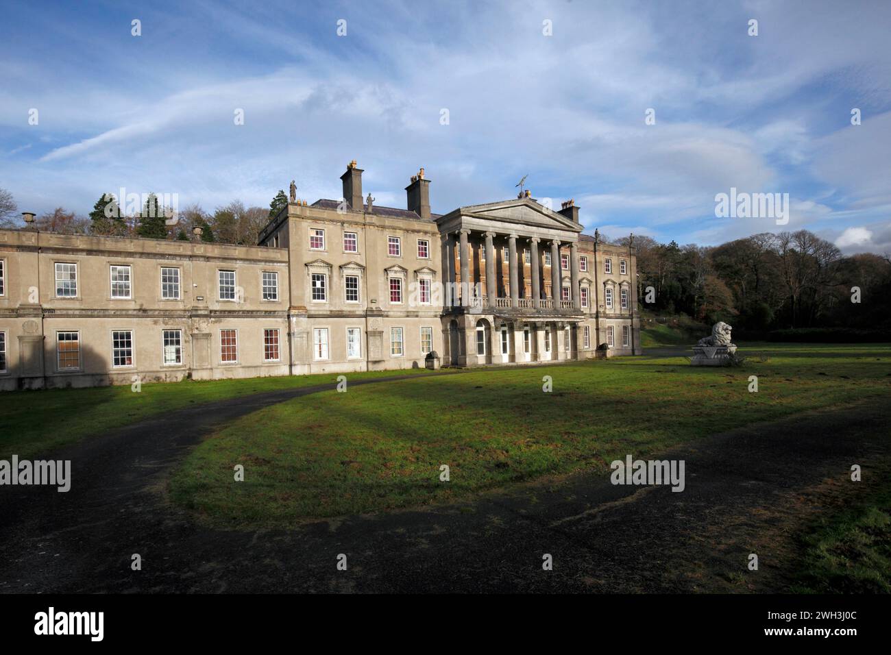 Parc Glynllifon manor house. Plas Glynllifon. The ball to celebrate the ...