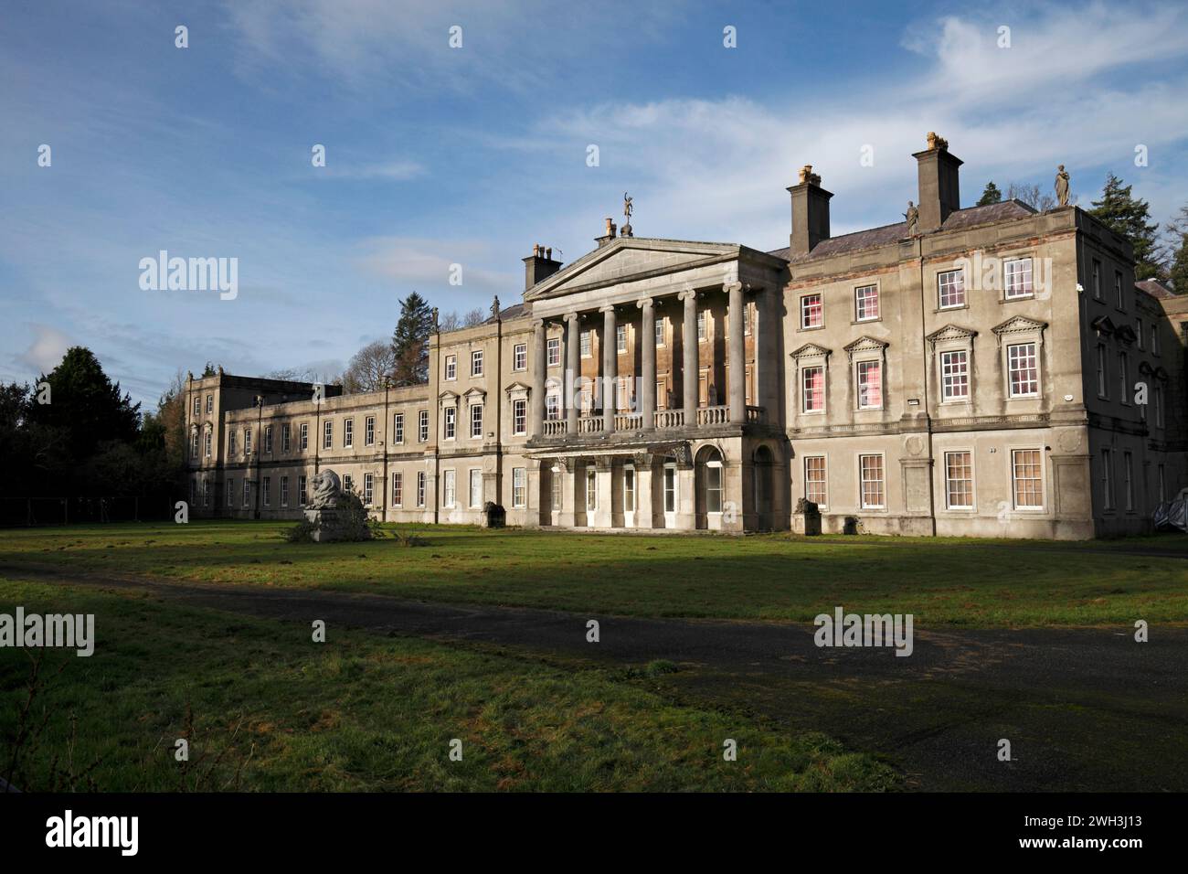 Parc Glynllifon manor house. Plas Glynllifon. The ball to celebrate the ...