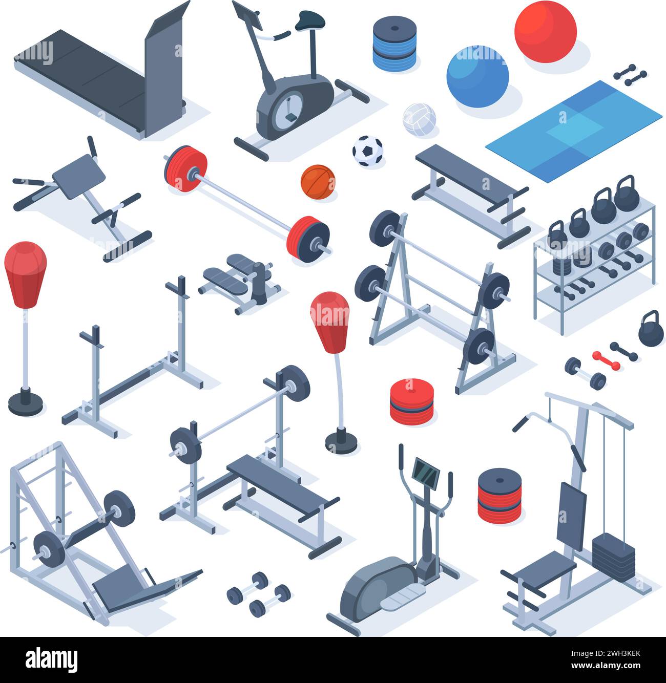 Group running machines Stock Vector Images - Alamy