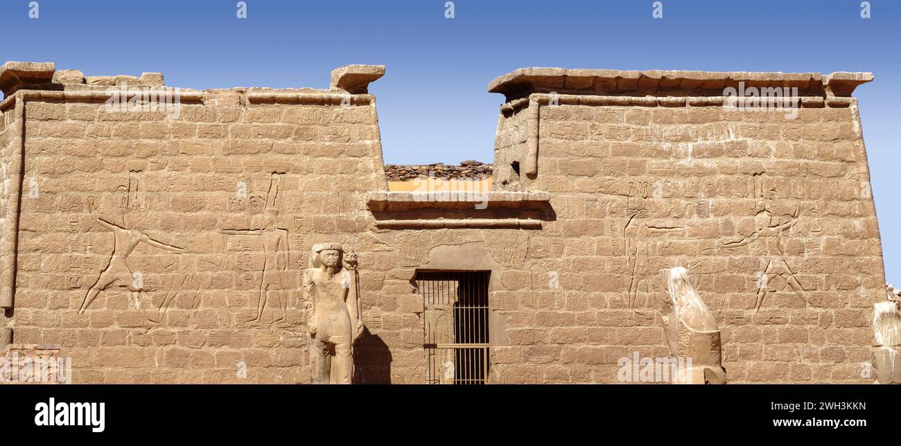 The Temple of Wadi al- Seboua, Lake Nasser, Egypt Stock Photo - Alamy
