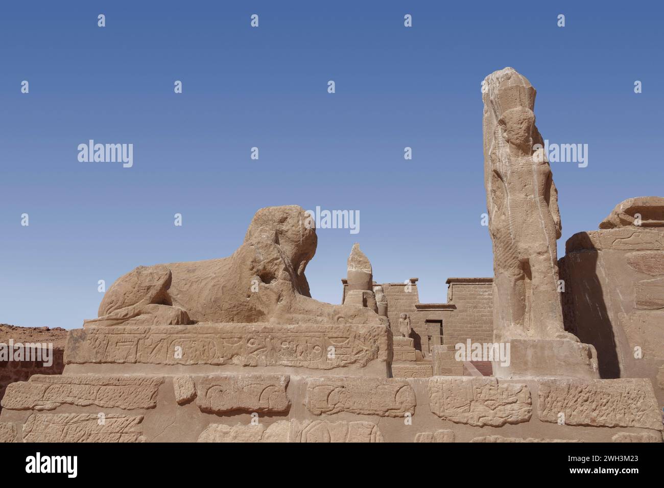 The Temple of Wadi al- Seboua, Lake Nasser, Egypt Stock Photo - Alamy
