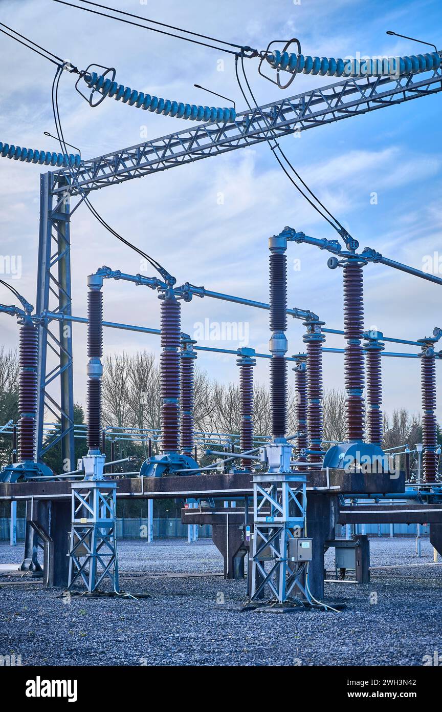 Electricity substation at Stanah in Thornton Cleveleys,Lancashire,uk ...