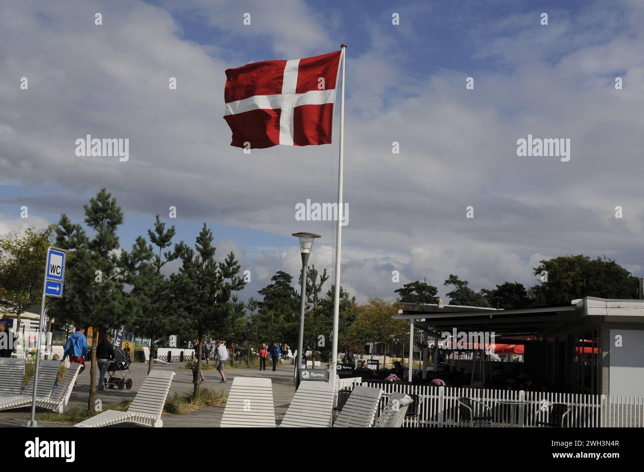 Marielyst /falster /Denmark - 19.August. 2017. Tourism life at ...