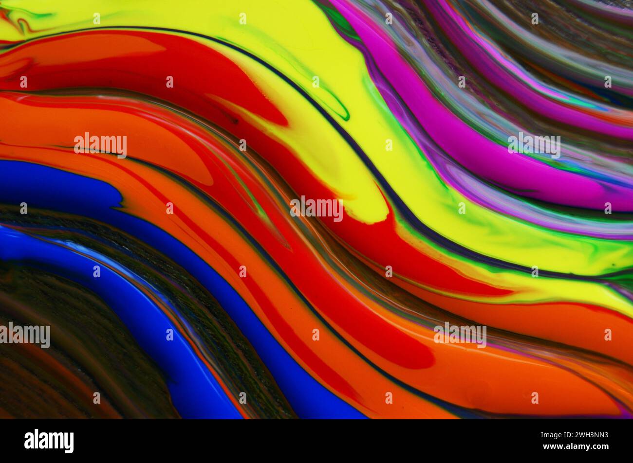 Patterned background of various flowing colors. Unique colorful ...