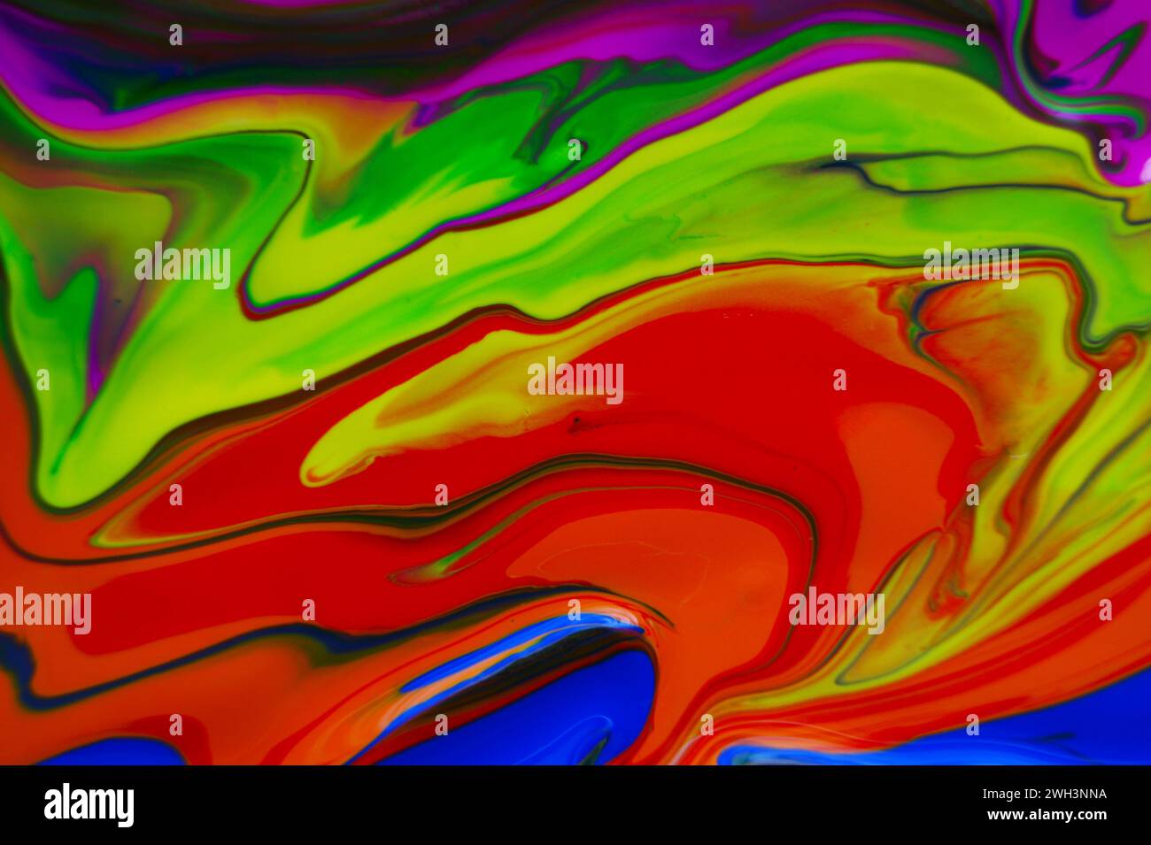 Abstract acrylic colors mixed paint hi-res stock photography and images ...