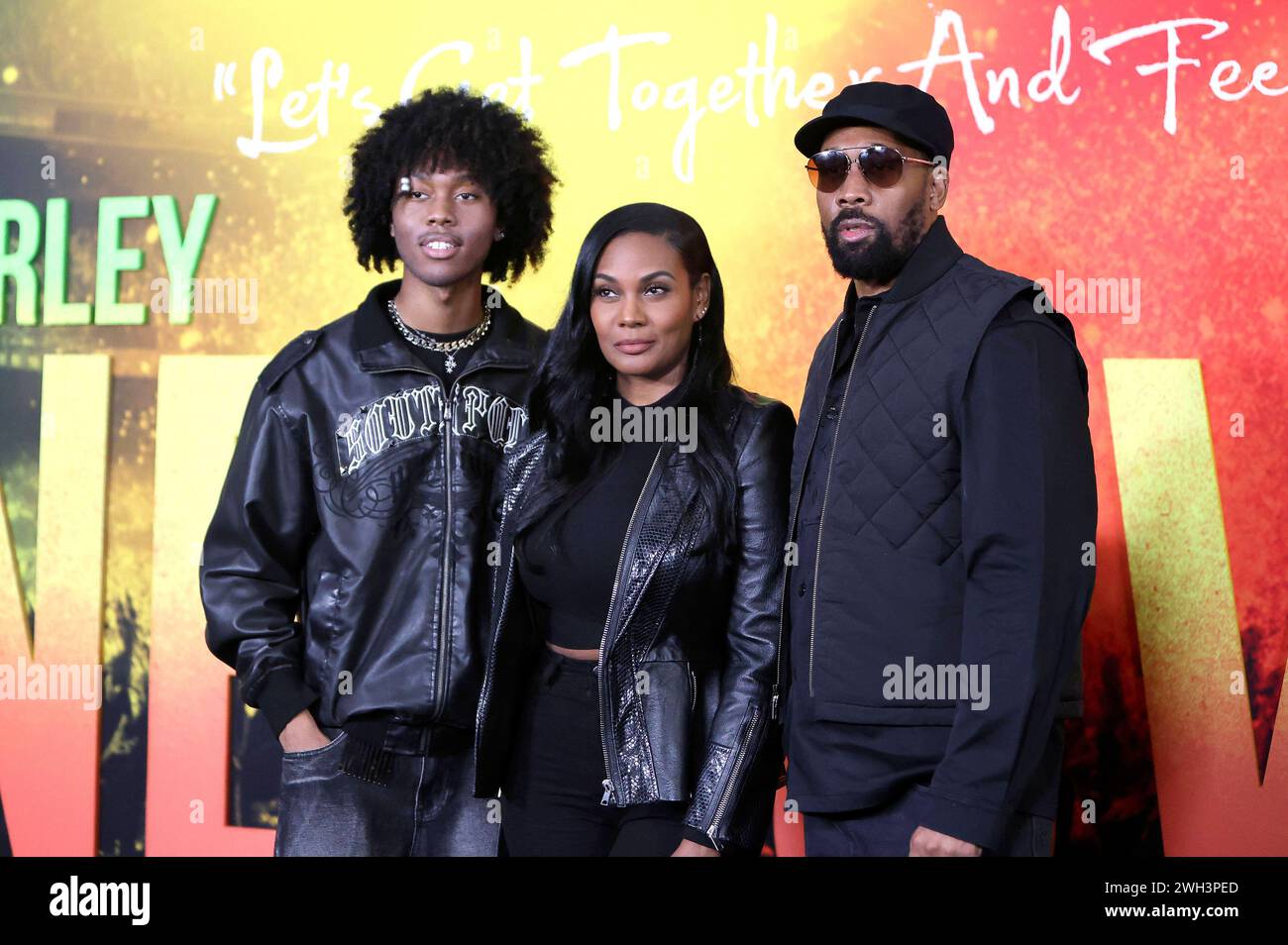 RZA / Robert Fitzgerald Diggs mit Ehefrau Talani Rabb und Sohn bei der ...