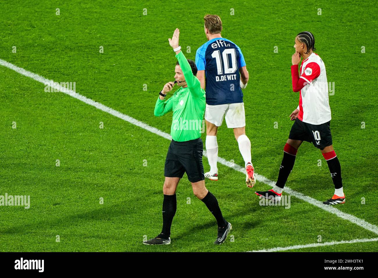 Rotterdam, Netherlands. 07th Feb, 2024. Rotterdam - Referee Bas Nijhuis ...
