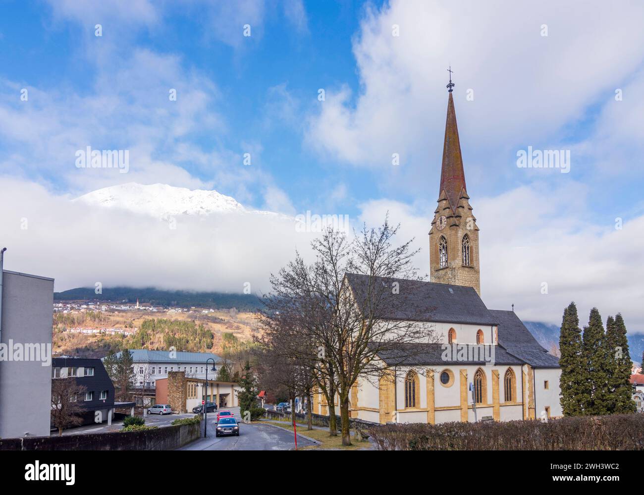 church Landeck-Mariä Himmelfahrt Landeck Tirol West Tirol, Tyrol ...