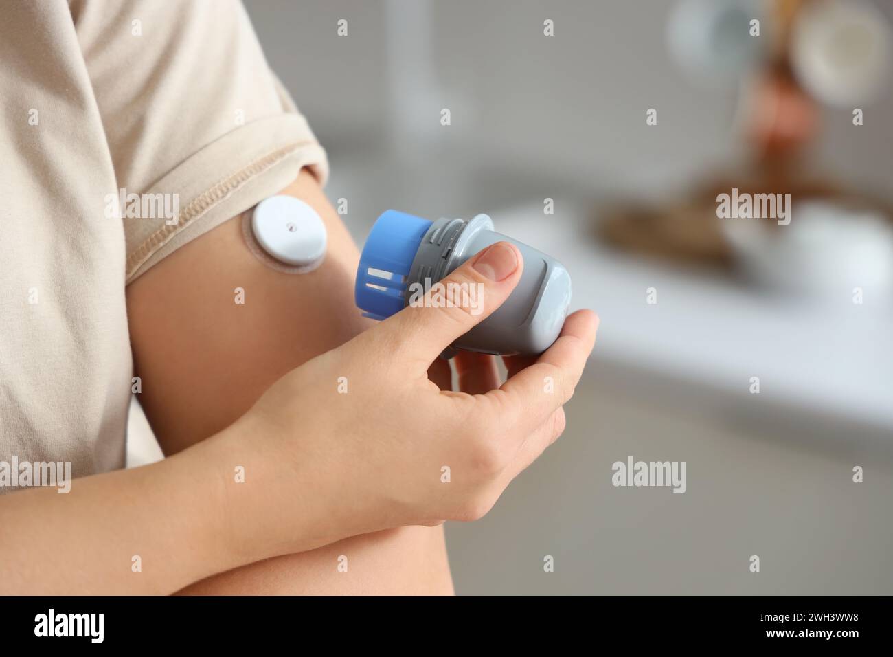 Glucose monitoring gadget hi-res stock photography and images - Alamy