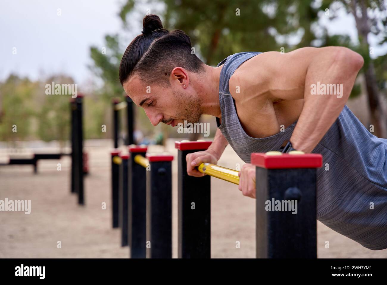 Calisthenics park hi-res stock photography and images - Alamy