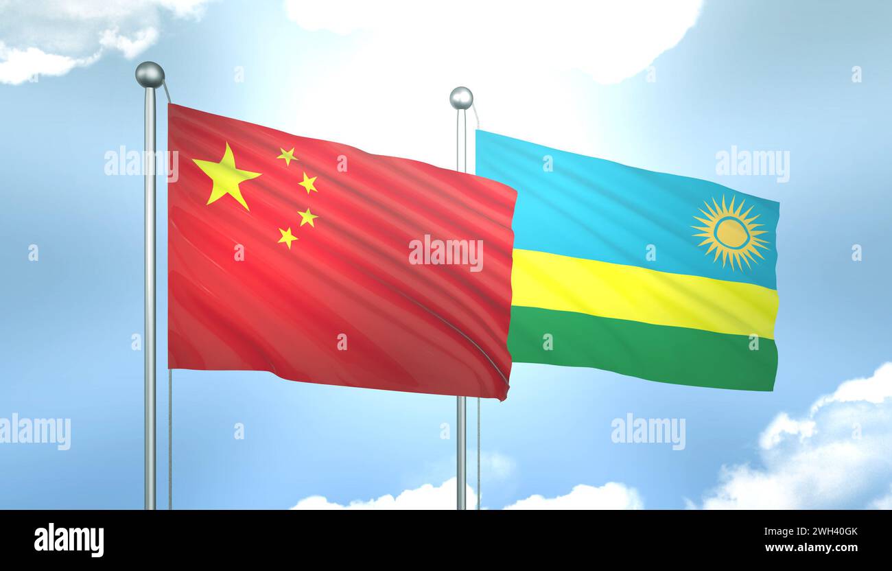 China rwanda flag hi-res stock photography and images - Alamy