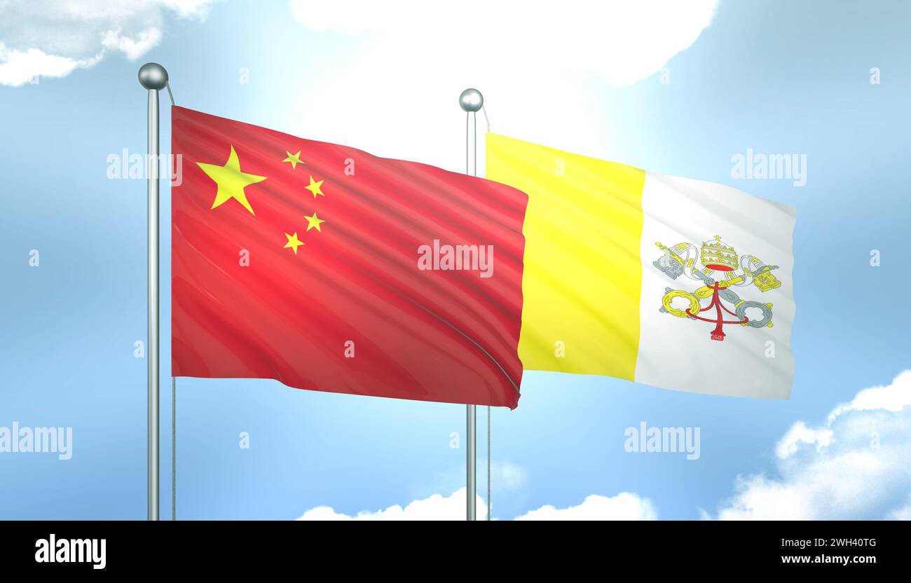 Vatican flag chinese flag hi-res stock photography and images - Alamy