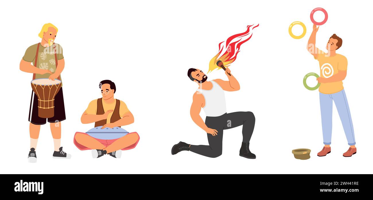 Juggler entertainer Cut Out Stock Images & Pictures - Alamy