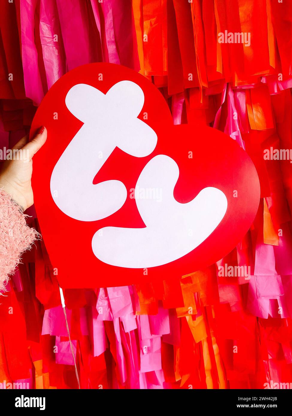 TY Corporation advertisement signage Stock Photo - Alamy