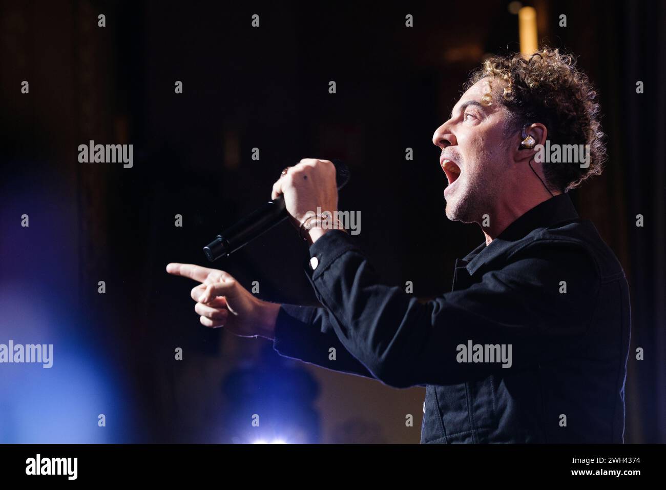 David Bisbal performs on stage during the "Los40 Basico Santander ...
