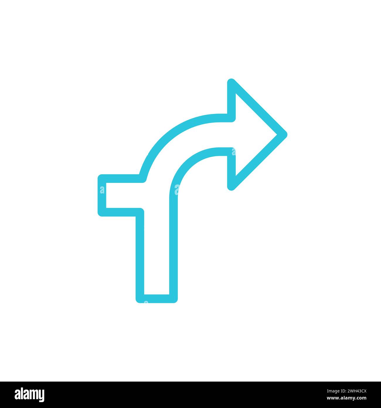 The Road. Direction. From blue icon set Stock Vector Image & Art - Alamy