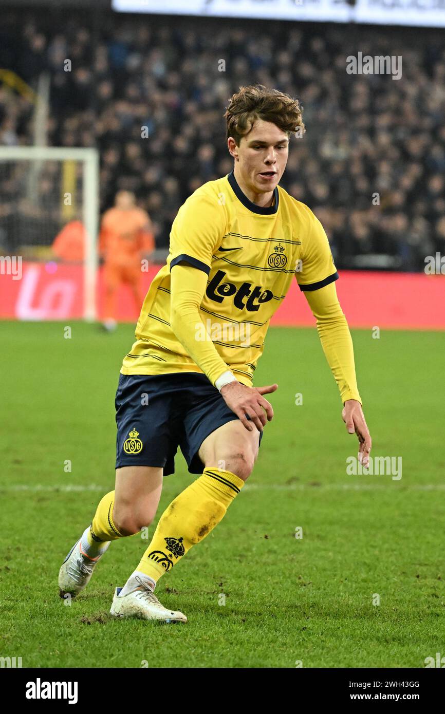 Bruges, Belgium . 07th Feb, 2024. Casper Terho of Union pictured during ...