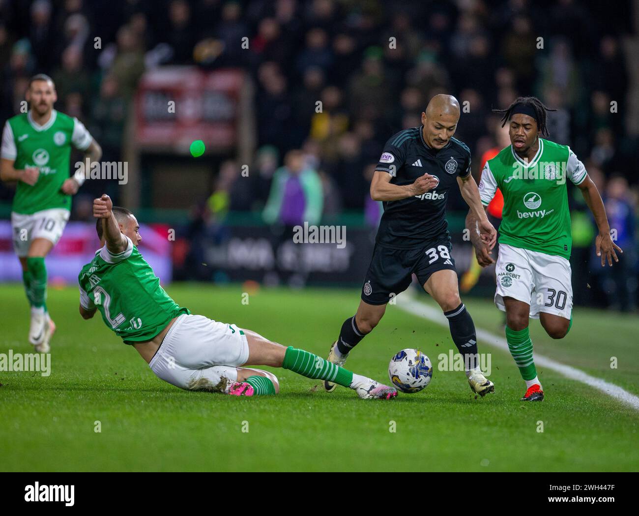 7th February 2024; Easter Road, Edinburgh, Scotland: Scottish ...