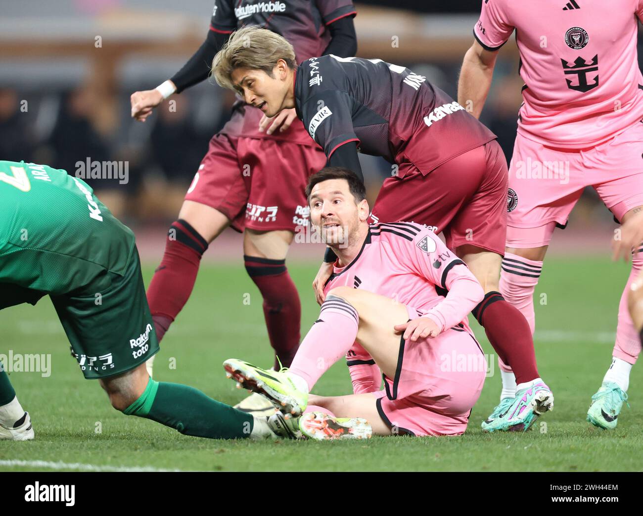 Tokyo, Japan. 7th Feb, 2024. Major League Soccer's (MLS) Inter Miami CF ...