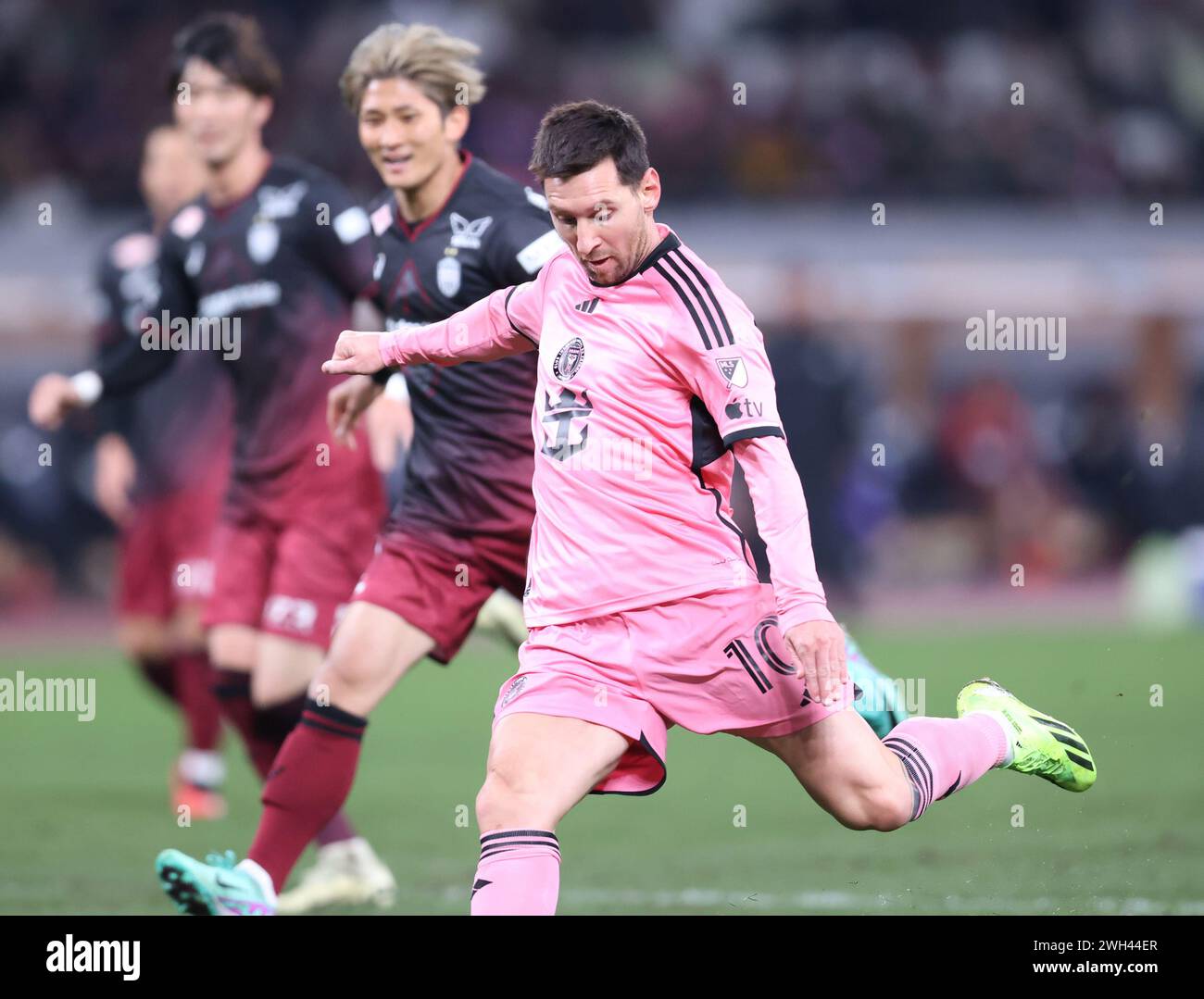 Tokyo, Japan. 7th Feb, 2024. Major League Soccer's (MLS) Inter Miami CF ...