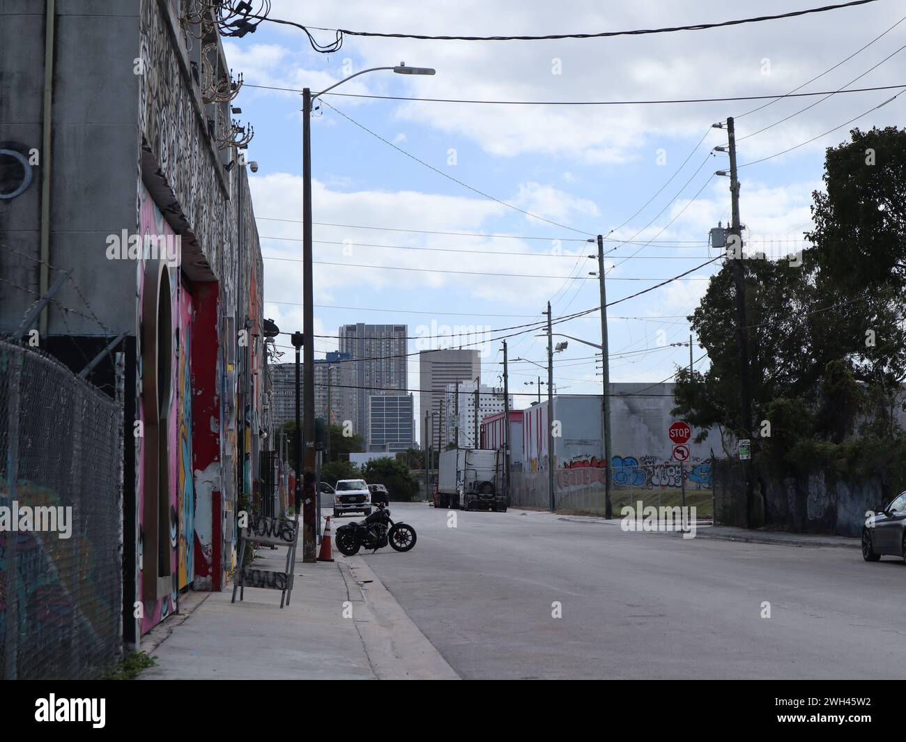 Street view Miami Beach Florida USA Stock Photo - Alamy