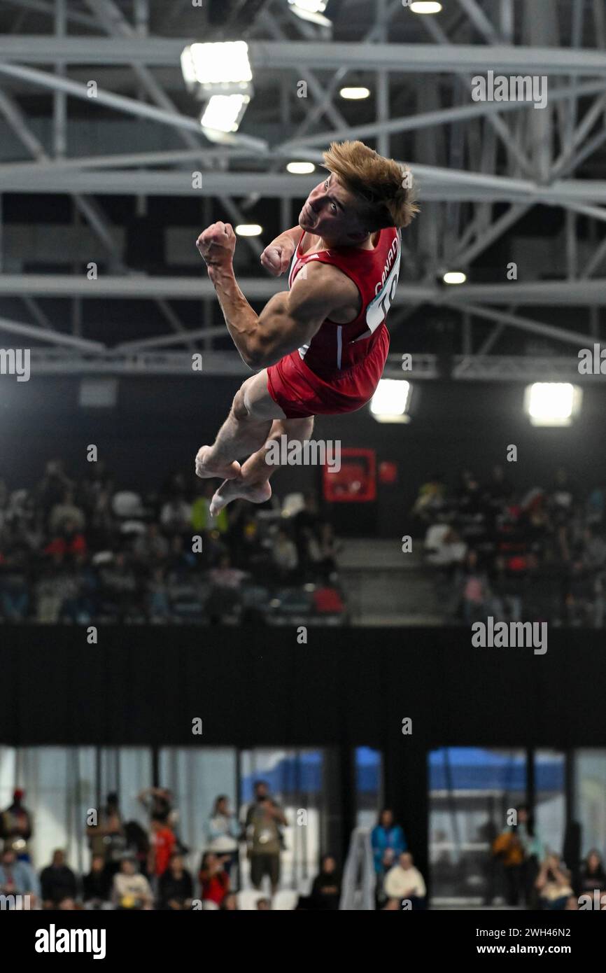 Santiago, Chile, October 23, 2023, Felix Dolci (CAN) during Gymnastics ...