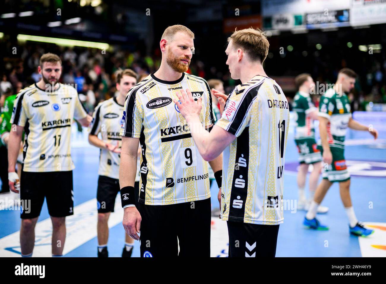 07 February 2024, Baden-Württemberg, Göppingen: Handball: 1st ...
