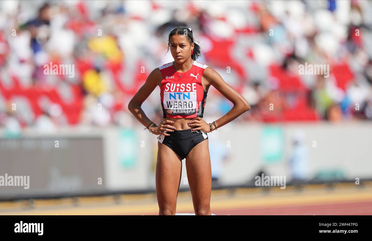 Audrey WERRO participating in the 800 meters at the World Athletics ...