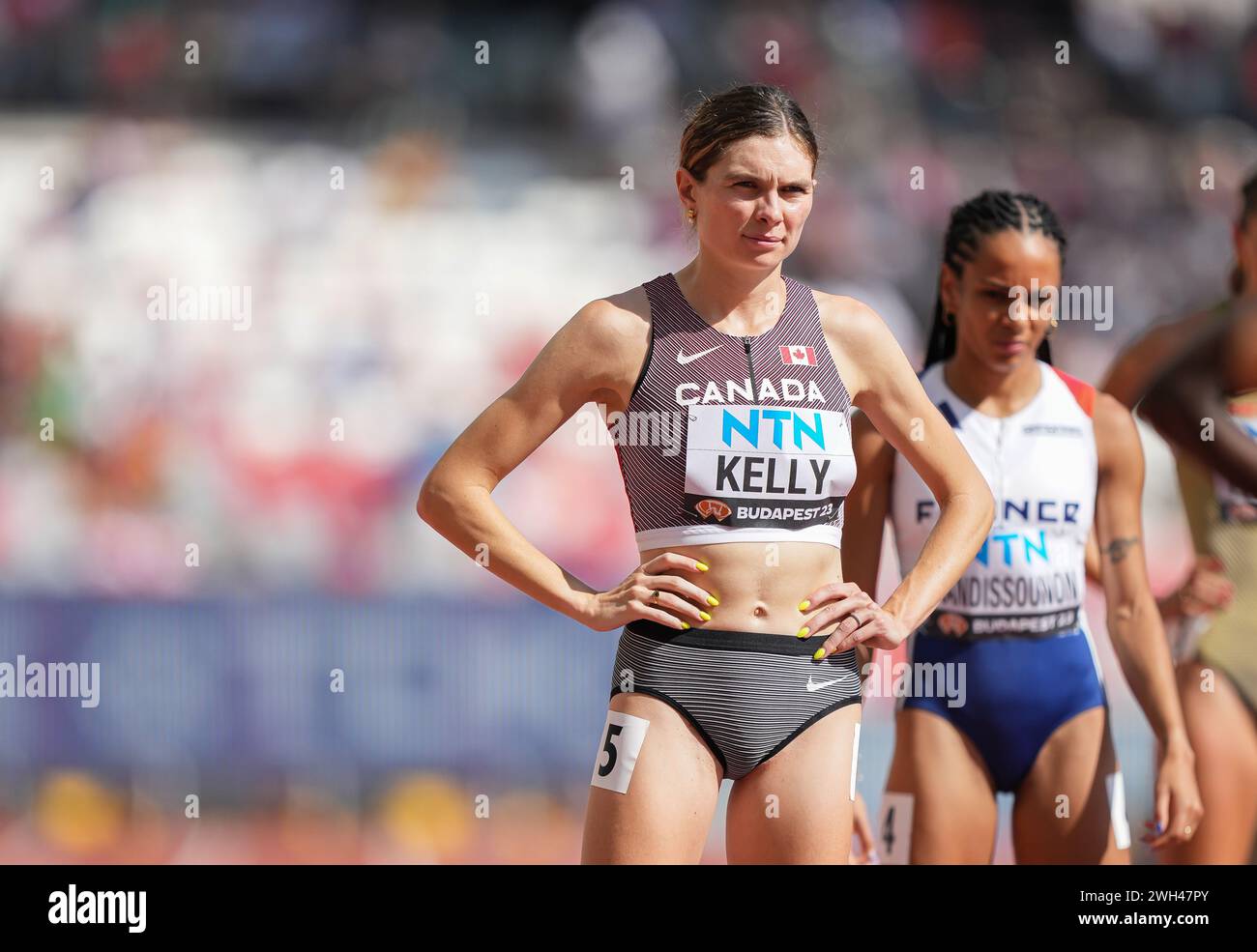 Madeleine KELLY participating in the 800 meters at the World Athletics ...